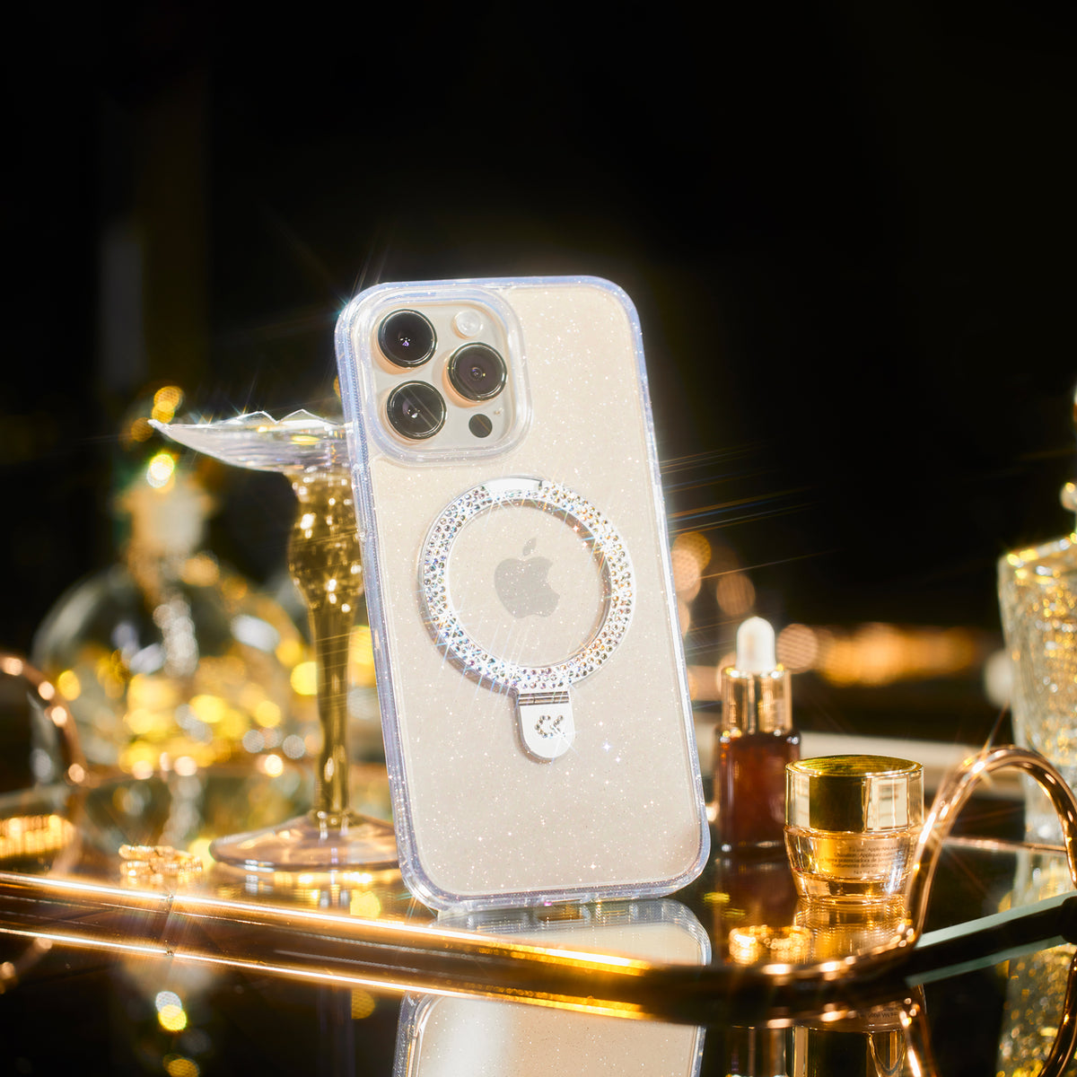 Crystal Clear iPhone Case with Stand - CASEKOO