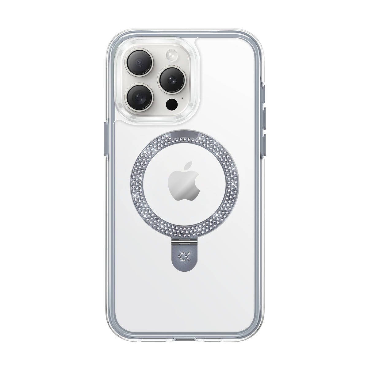 Crystal Clear iPhone Case with Stand - CASEKOO