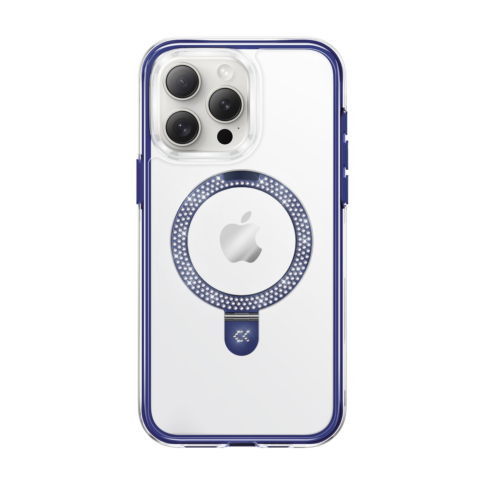 CASEKOO iPhone Crystal-Inlayed Glitter Phone Case with Built-in Magnet