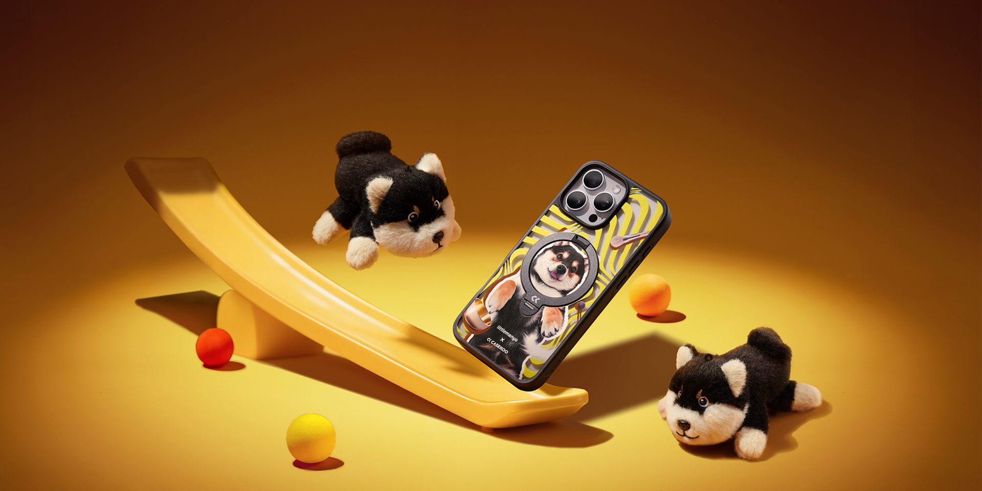 CASEKOO Creative iPhoneケース - 耐久性と機能性に優れたマジックスタンド