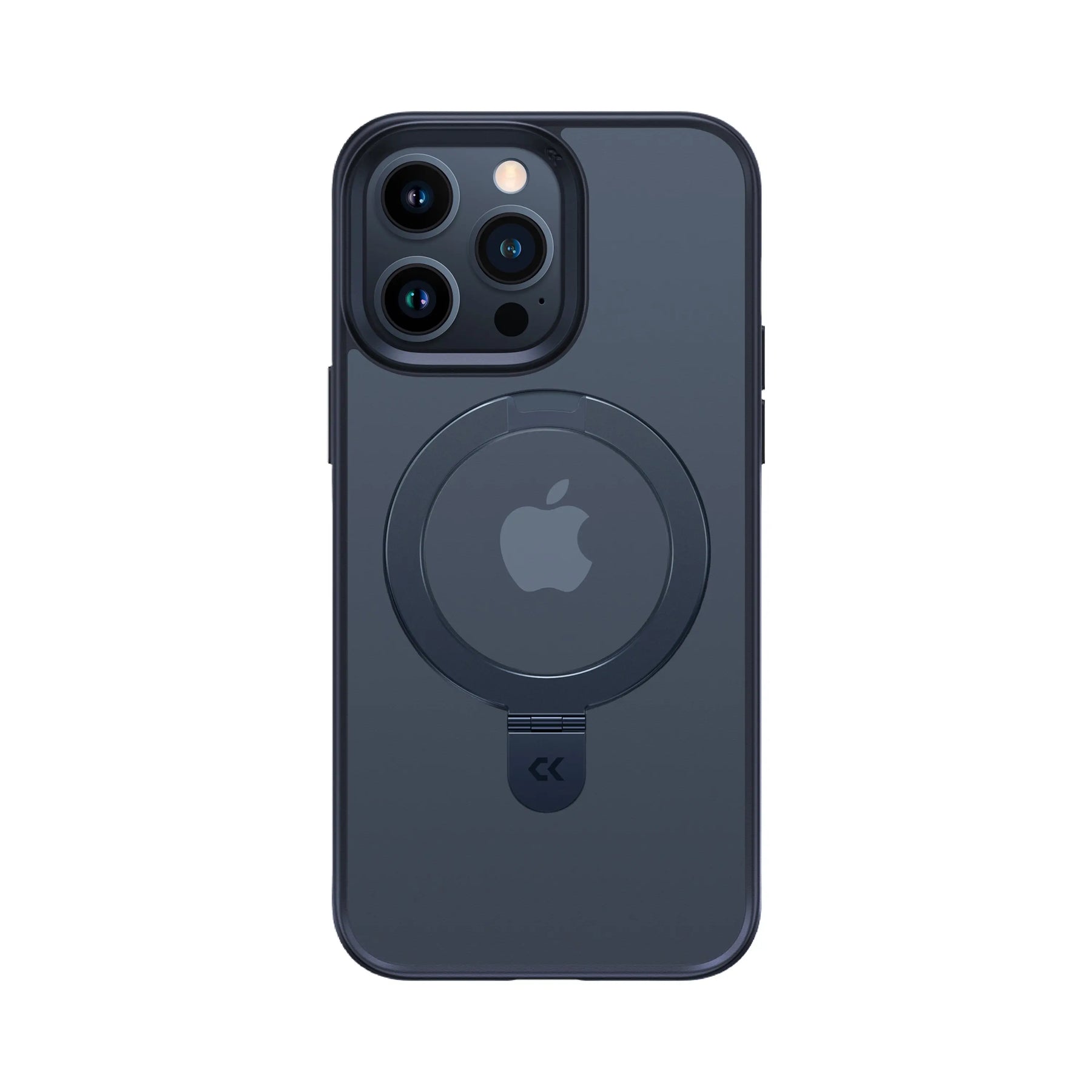 CASEKOO iPhone Matte Anti-Fingerprint Slim Phone Case with Built-in Ma